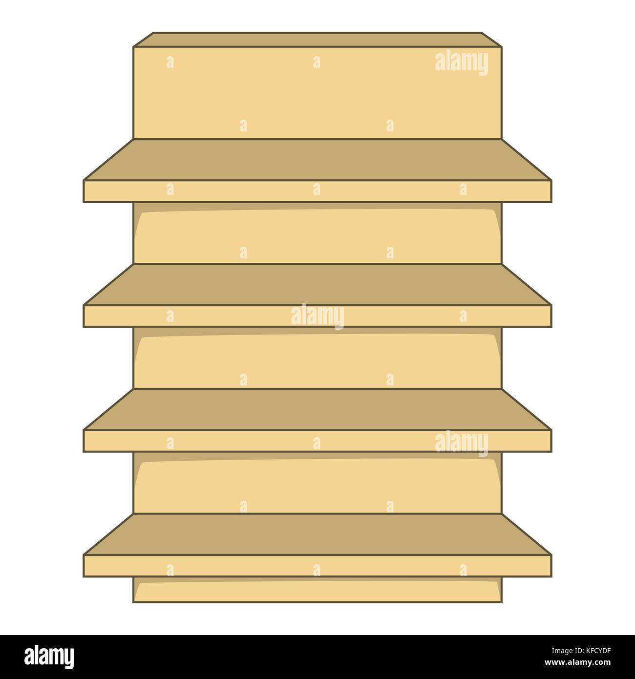 Supermarket shelf icon, cartoon style Stock Vector Image & Art - Alamy