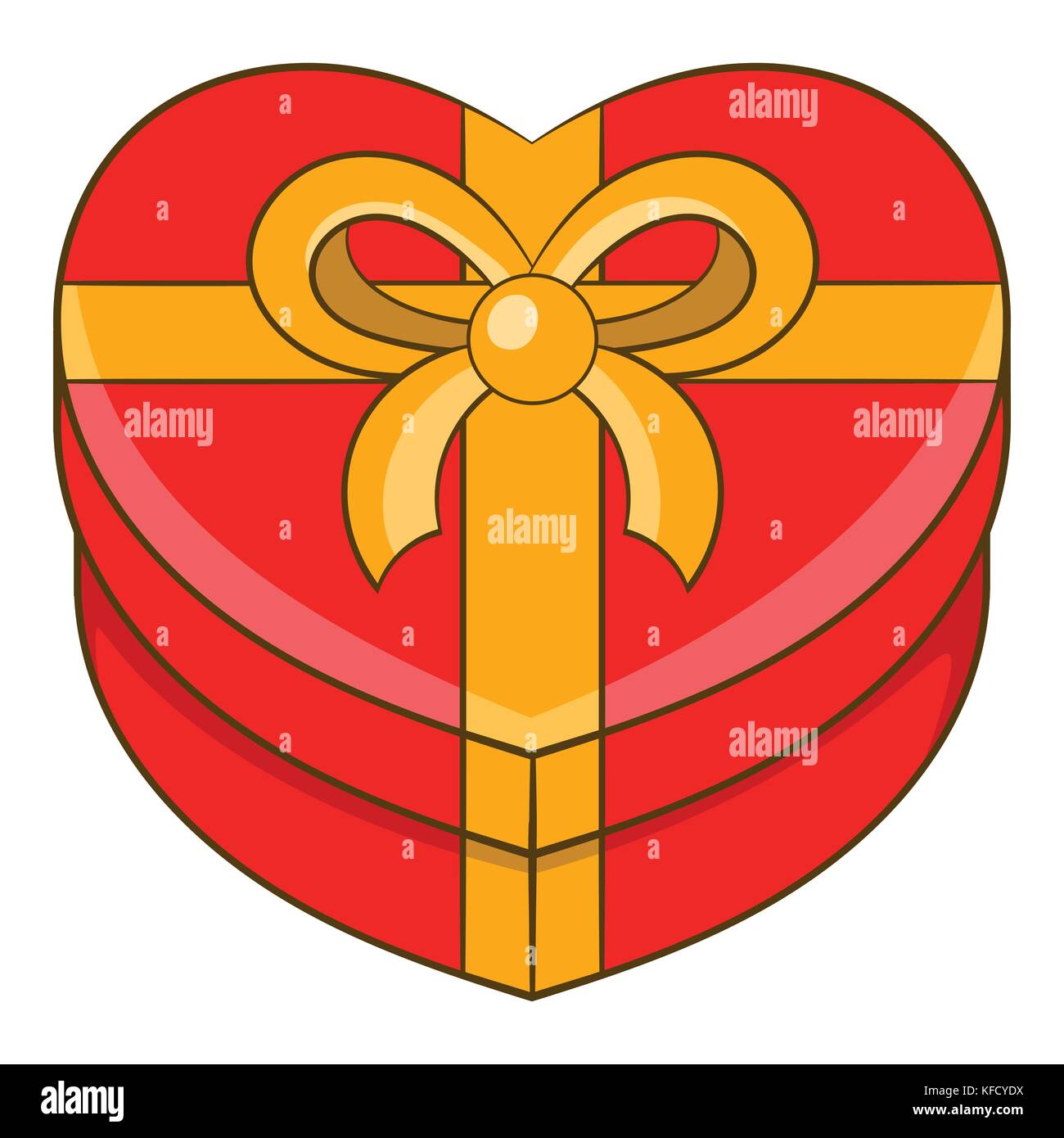 Gift box icon, cartoon style Stock Vector Image & Art - Alamy
