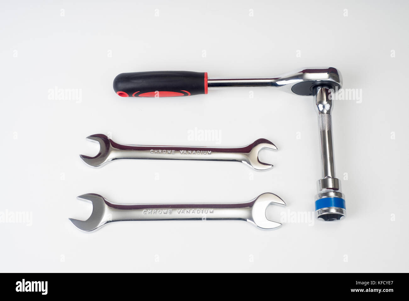 white background on hand tools Stock Photo - Alamy