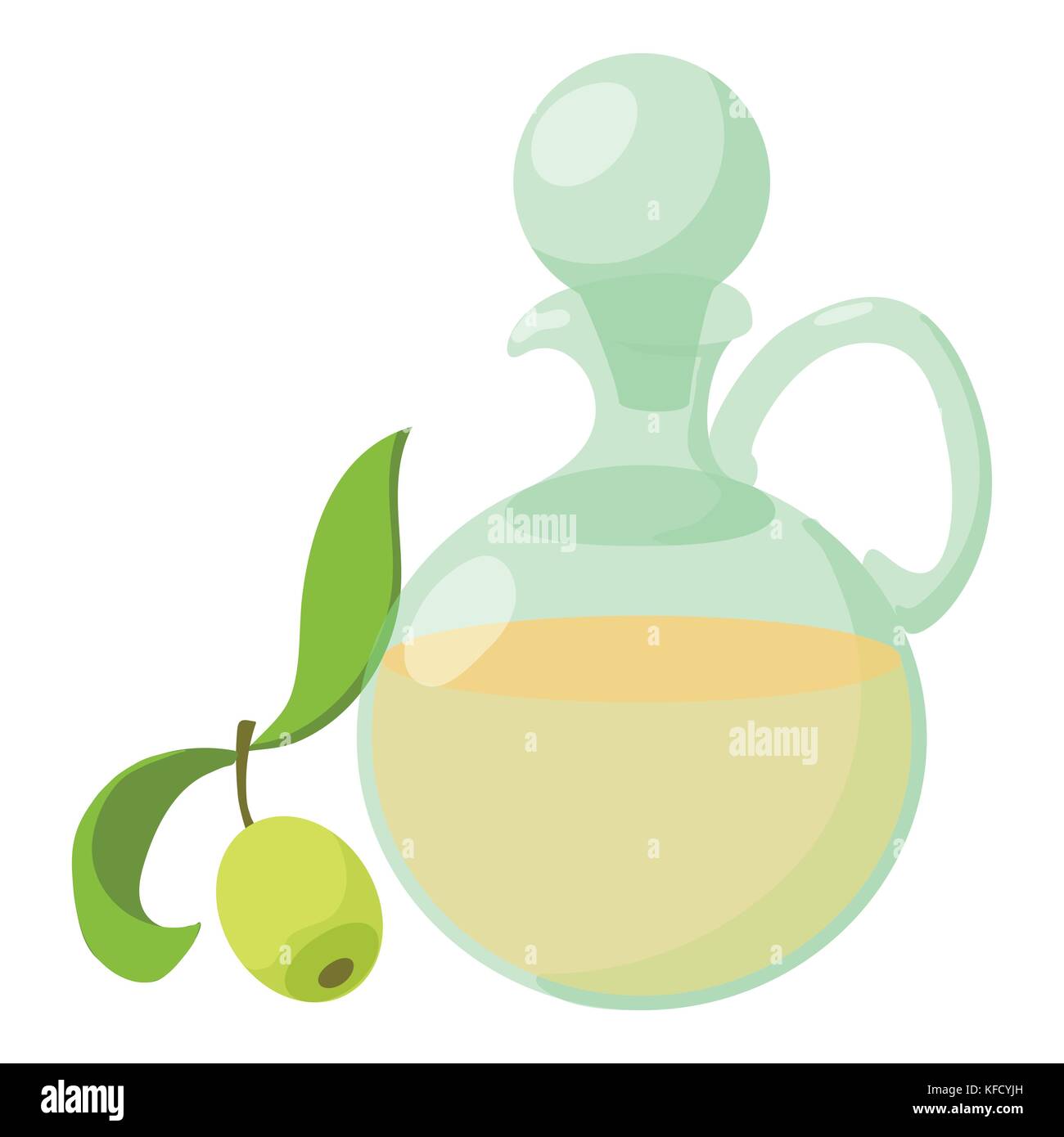 Olive oil icon, cartoon style Stock Vector Image & Art - Alamy