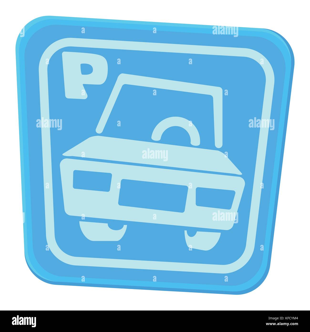 Car parking icon, cartoon style Stock Vector Image & Art - Alamy