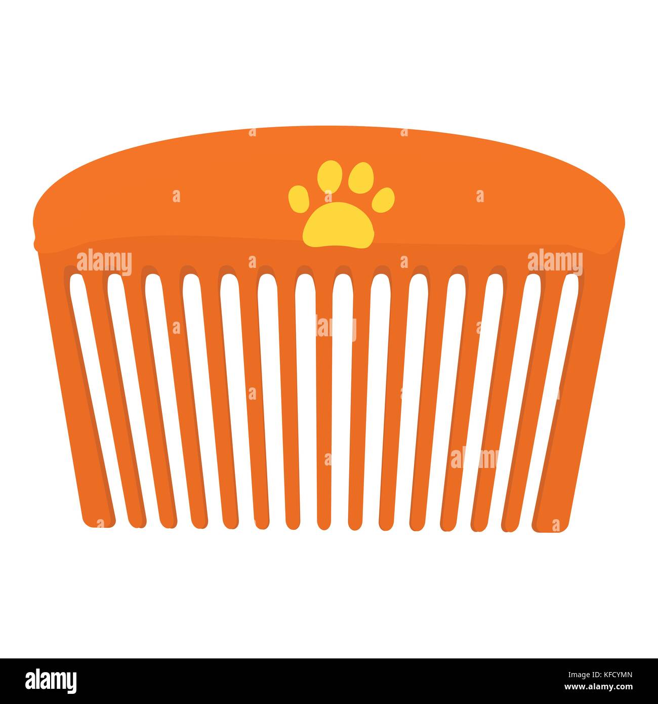Pet comb icon, cartoon style Stock Vector Image & Art - Alamy