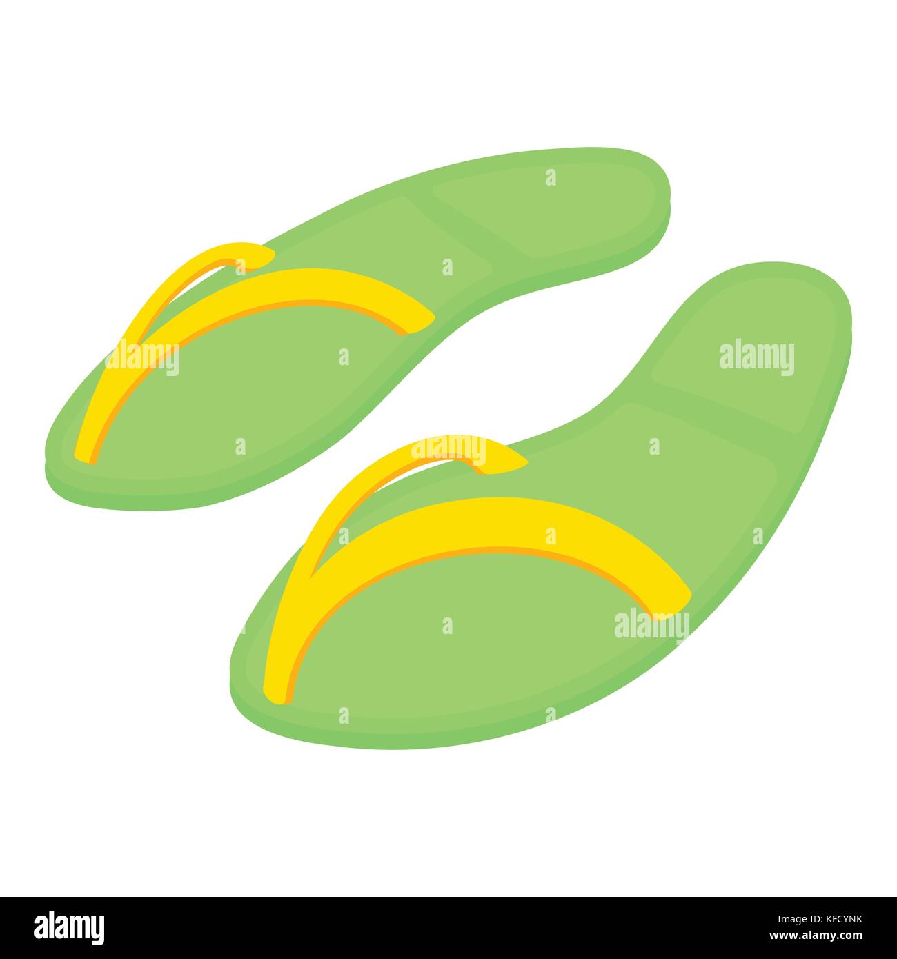 Flip flop icon, cartoon style Stock Vector Image & Art - Alamy