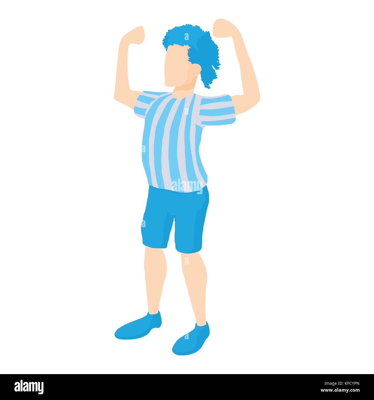 Football player icon, cartoon style Stock Vector Image & Art - Alamy