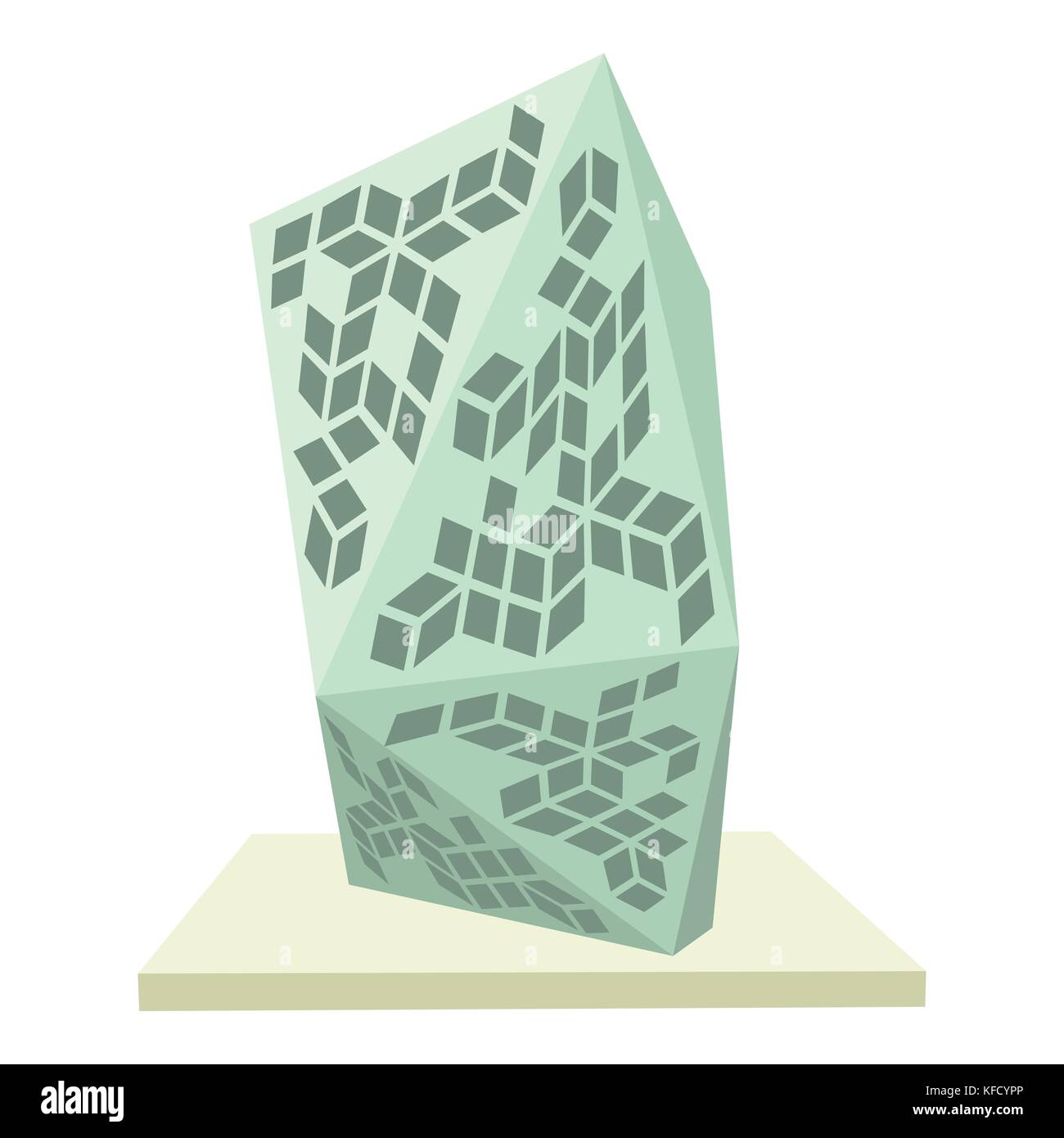 Glass building icon, cartoon style Stock Vector Image & Art - Alamy