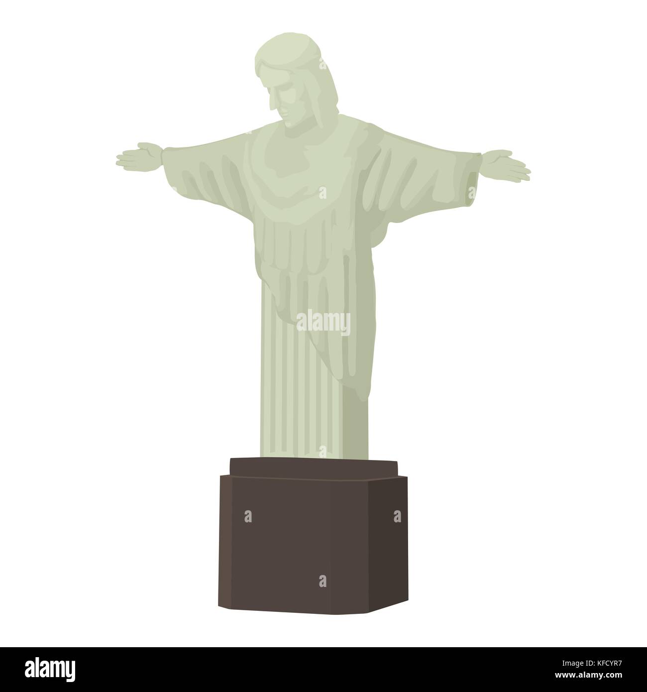 Christ statue icon, cartoon style Stock Vector Image & Art - Alamy