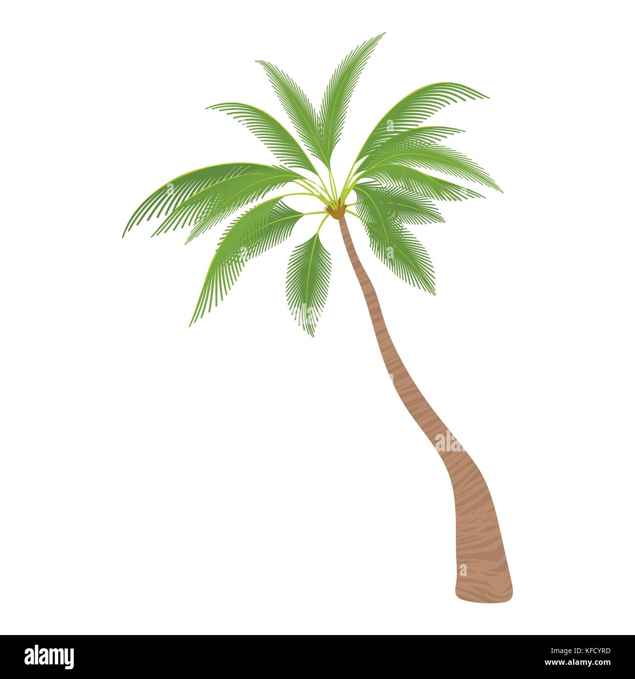 Sloped tree Stock Vector Images - Alamy