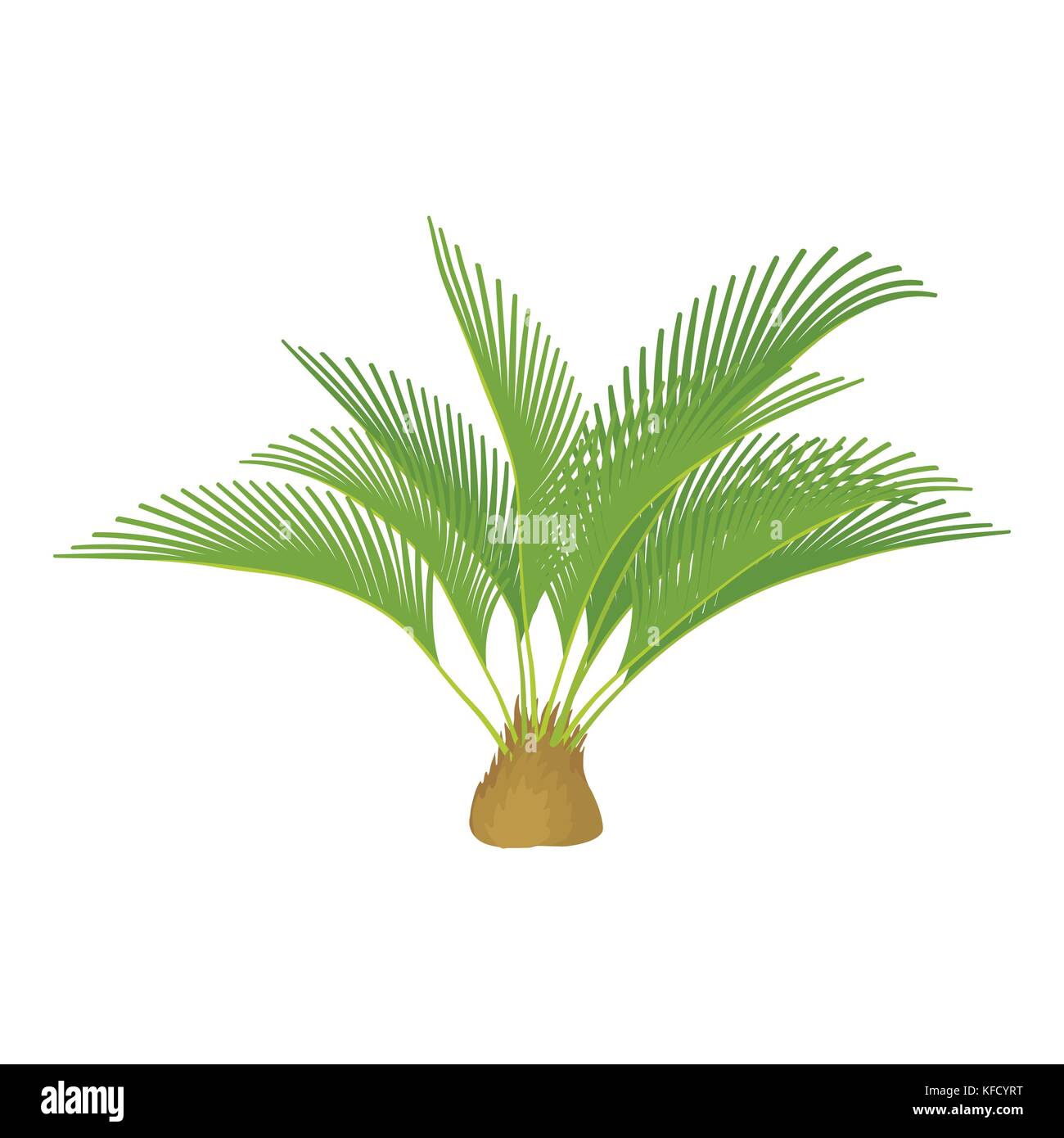Small palm tree icon, cartoon style Stock Vector Image & Art - Alamy