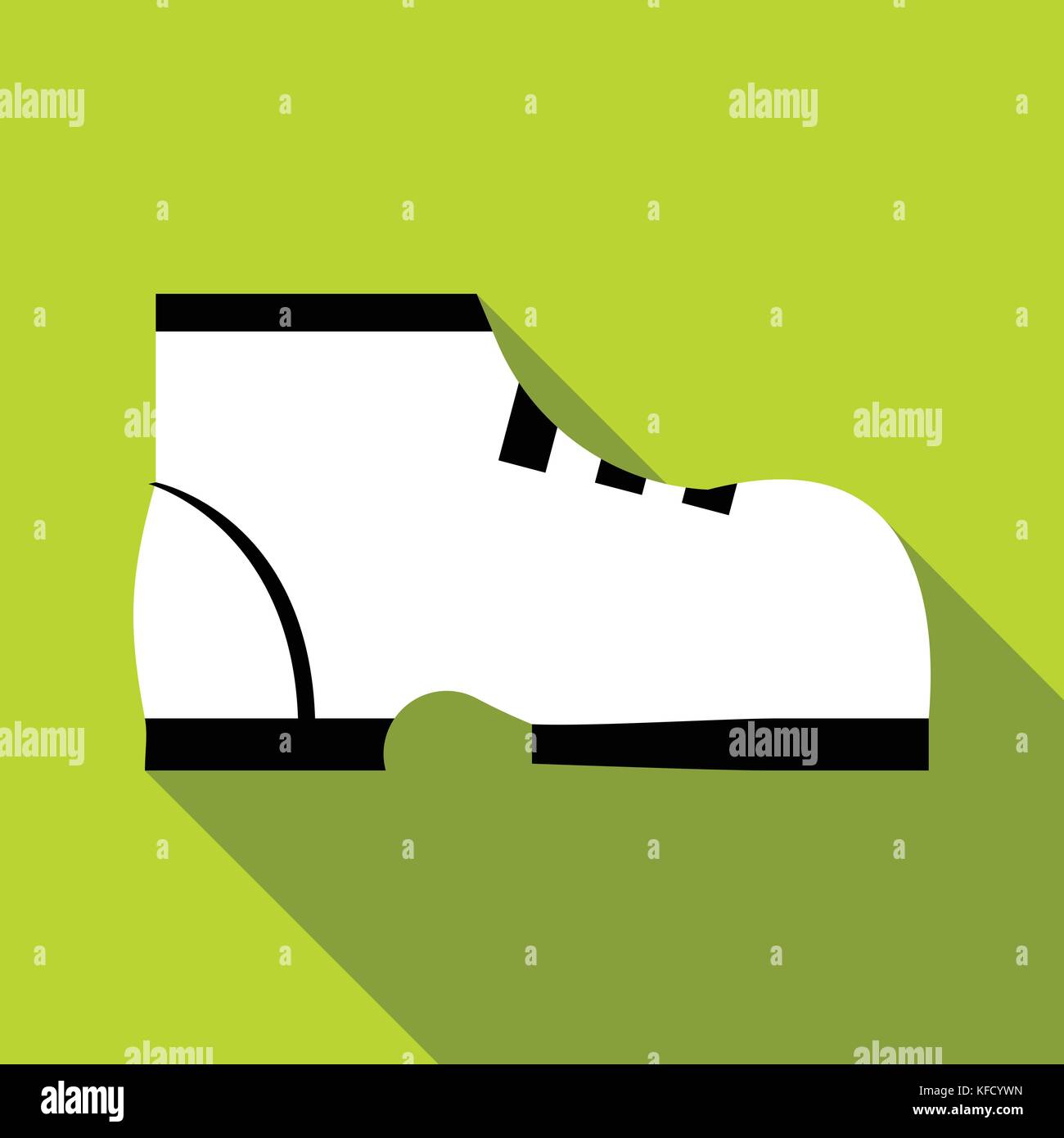 One boot icon, flat style Stock Vector Image & Art - Alamy
