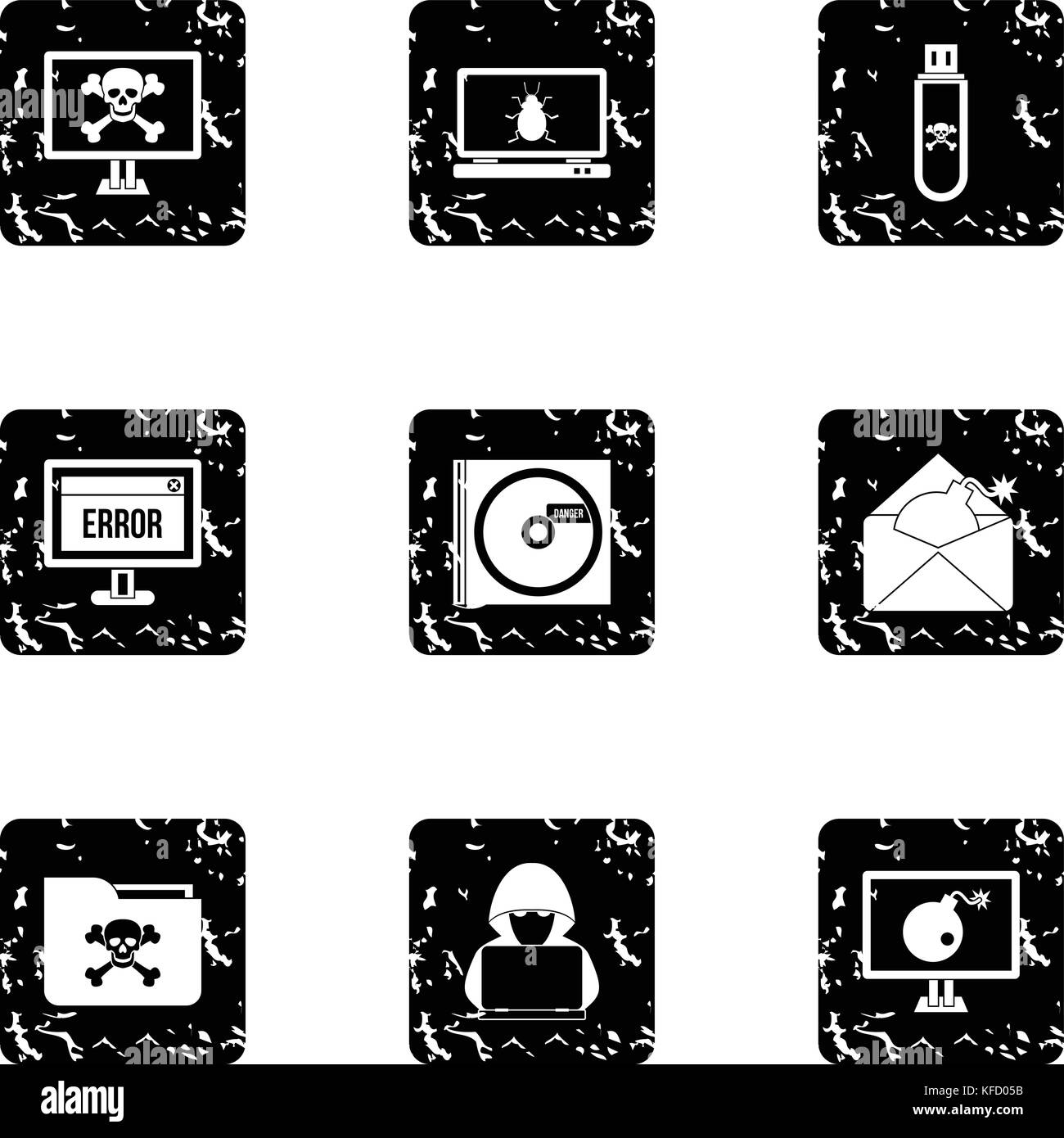 Symbol computer viruses Stock Vector Images - Alamy