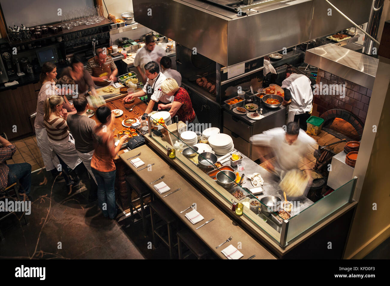 USA, California, San Francisco, NOPA restaurant in NOPA, Divisadero ...