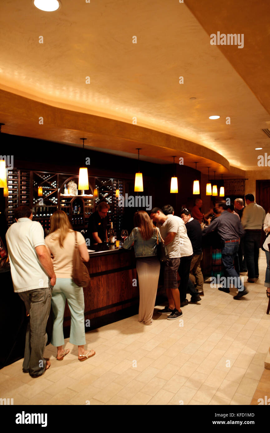 USA, California, Healdsburg, on the grounds of Ferrari-Carano winery ...