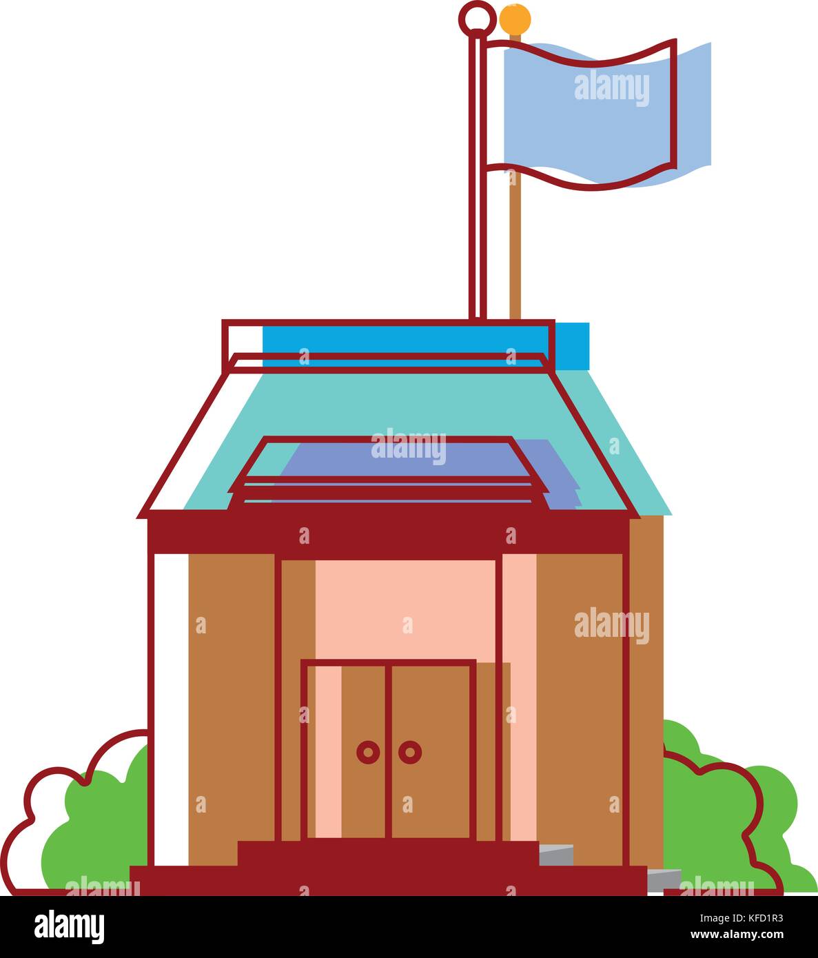 Class roof Stock Vector Images - Alamy