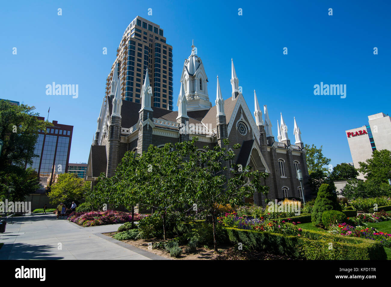 Temple square, Salt Lake City, Utah, USA Stock Photo - Alamy