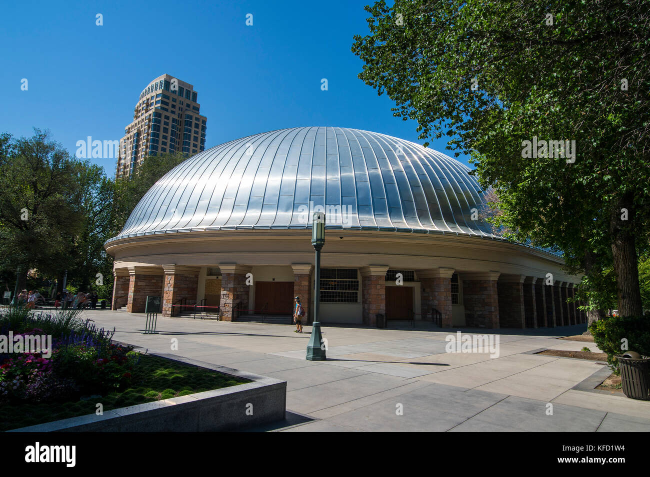 The tabernacle on Temple square, Salt Lake City, Utah, USA Stock Photo ...