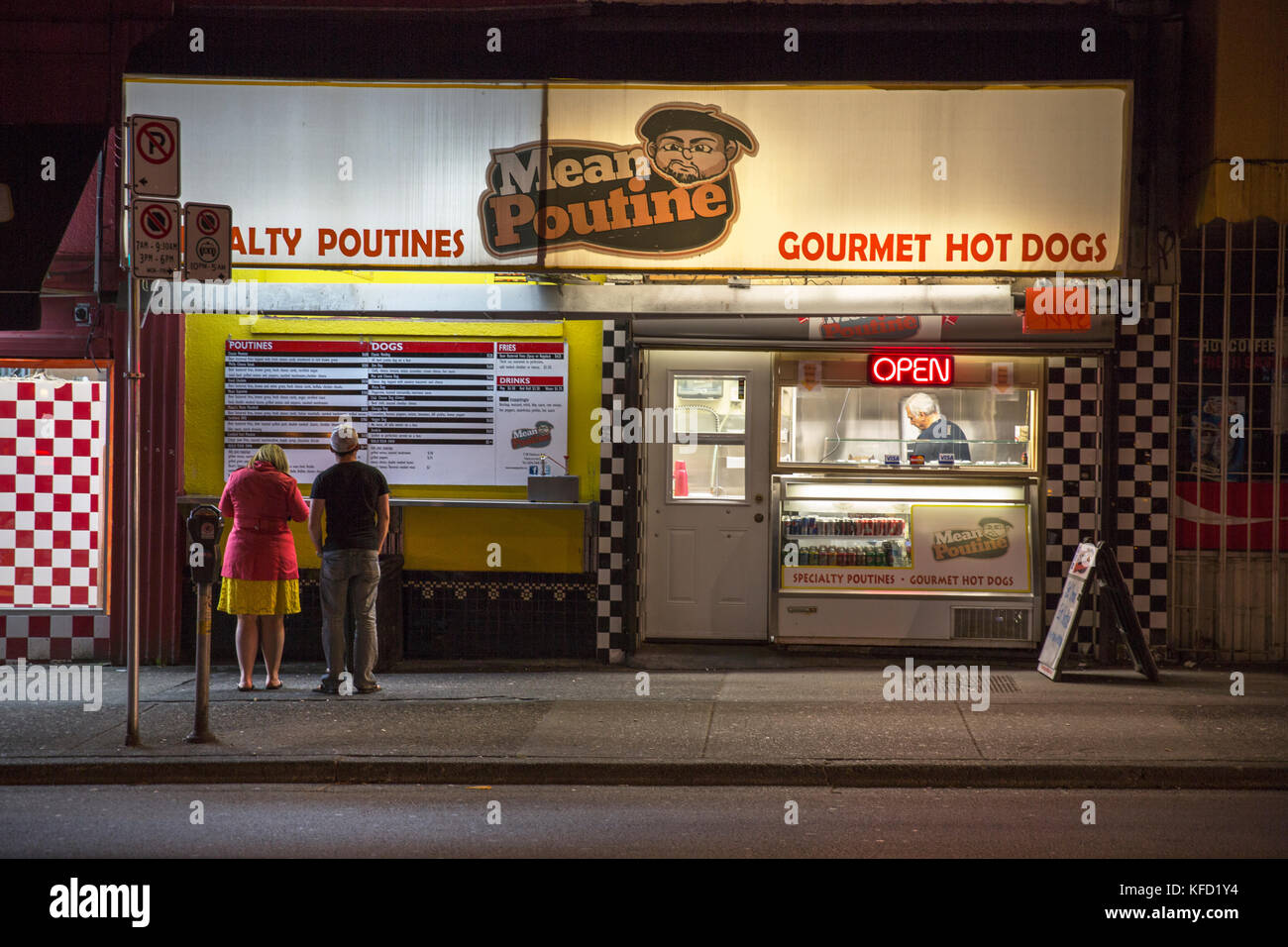 Mean poutine restaurant hi-res stock photography and images - Alamy