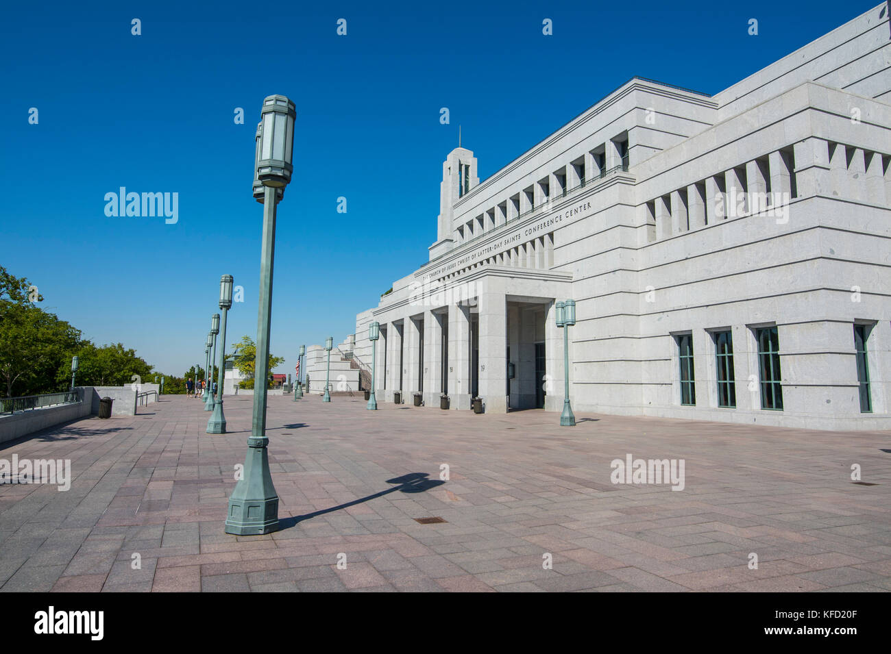 Moromon conference center on temple square, Salt Lake City, Utah, USA ...