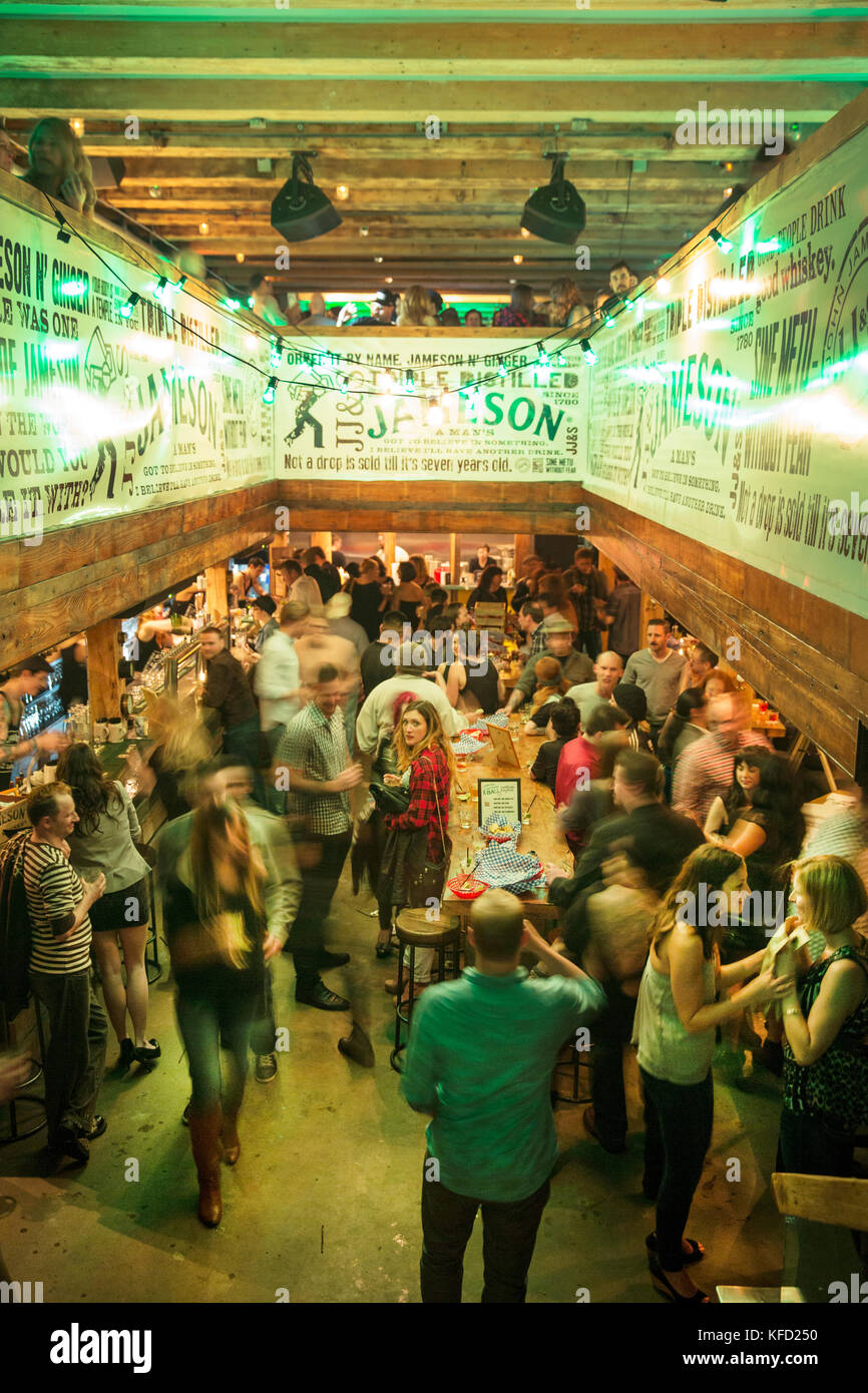 CANADA, Vancouver, British Columbia, people party at a club called The ...