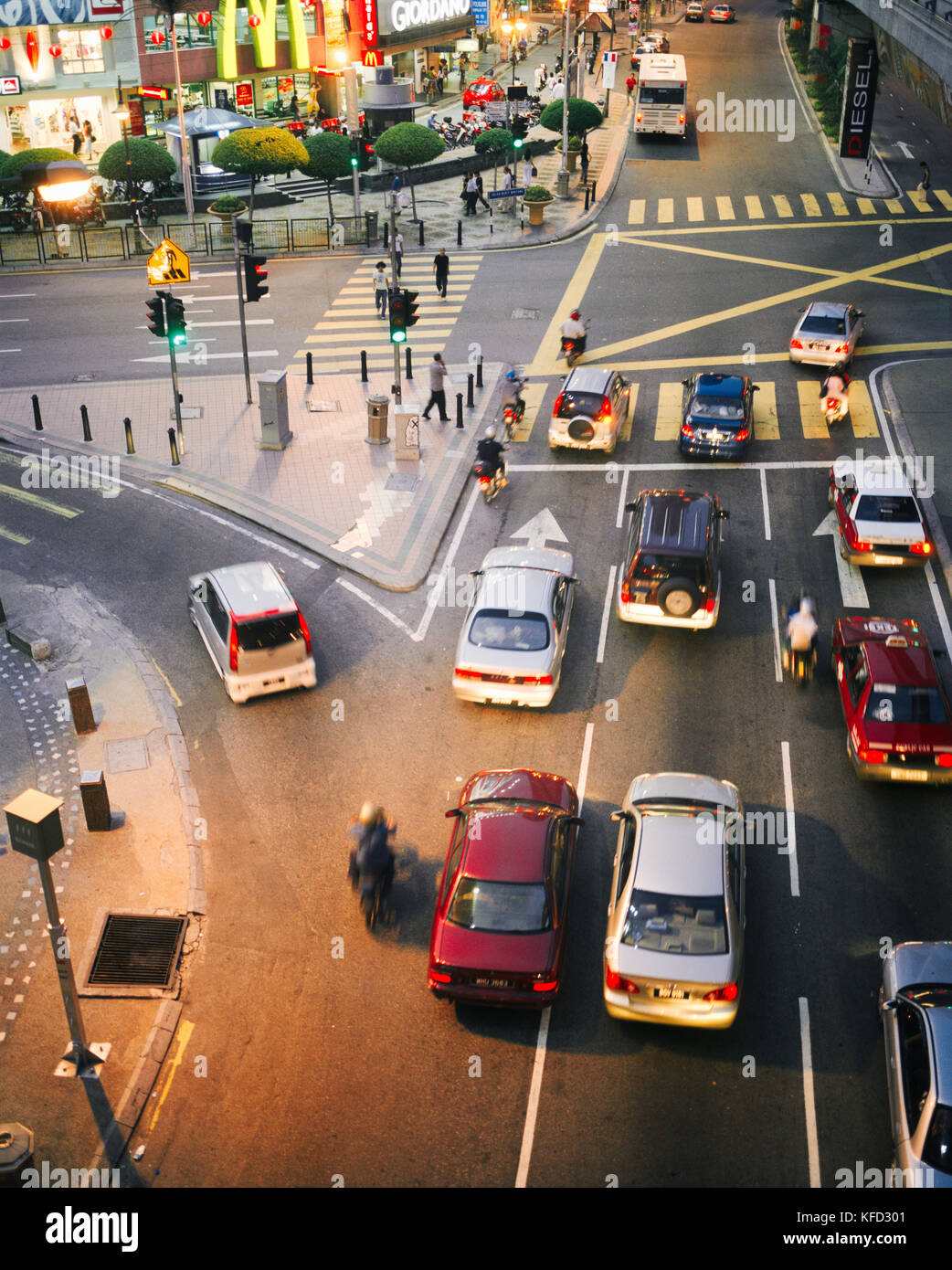 Kuala lumpur malaysia zebra crossing High Resolution Stock Photography ...