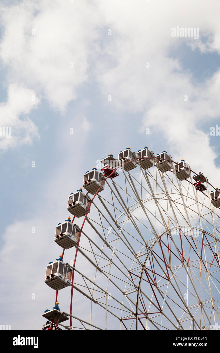 RUSSIA, Moscow. The Moscow-850 Ferris Wheel at the All-Russia ...