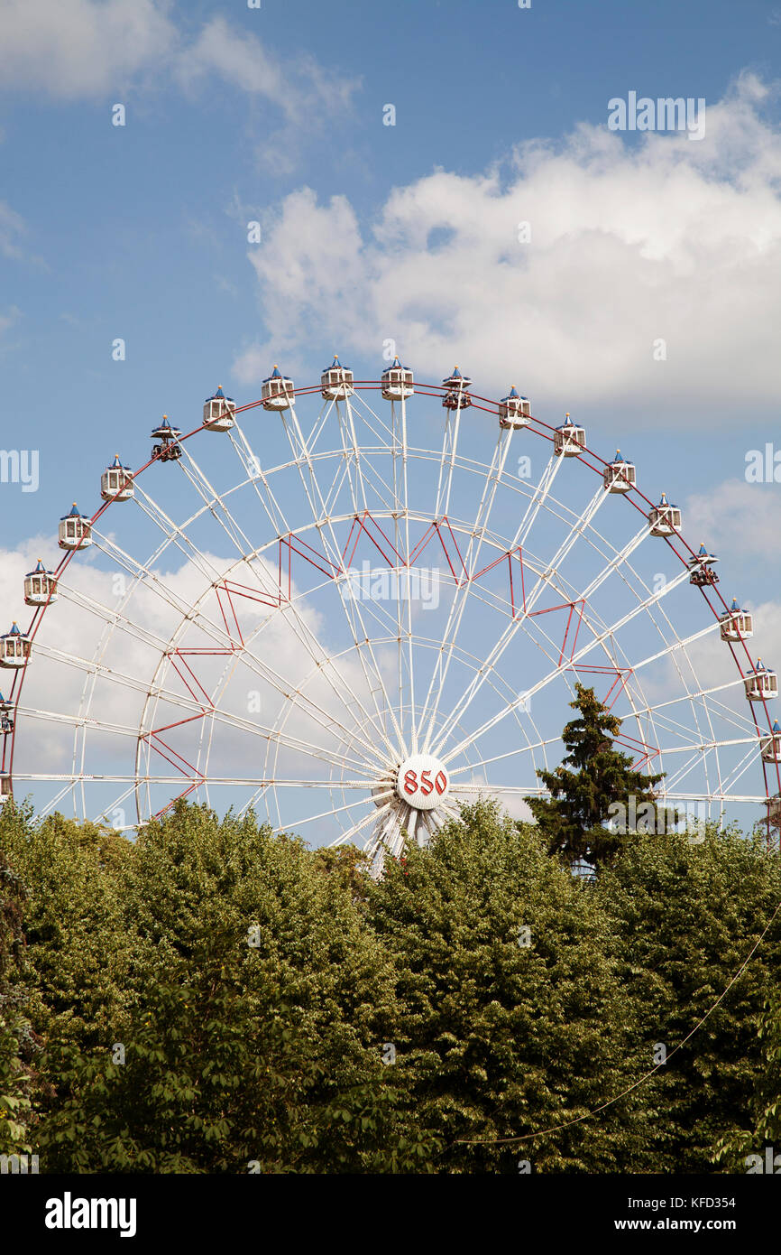RUSSIA, Moscow. The Moscow-850 Ferris Wheel at the All-Russia ...