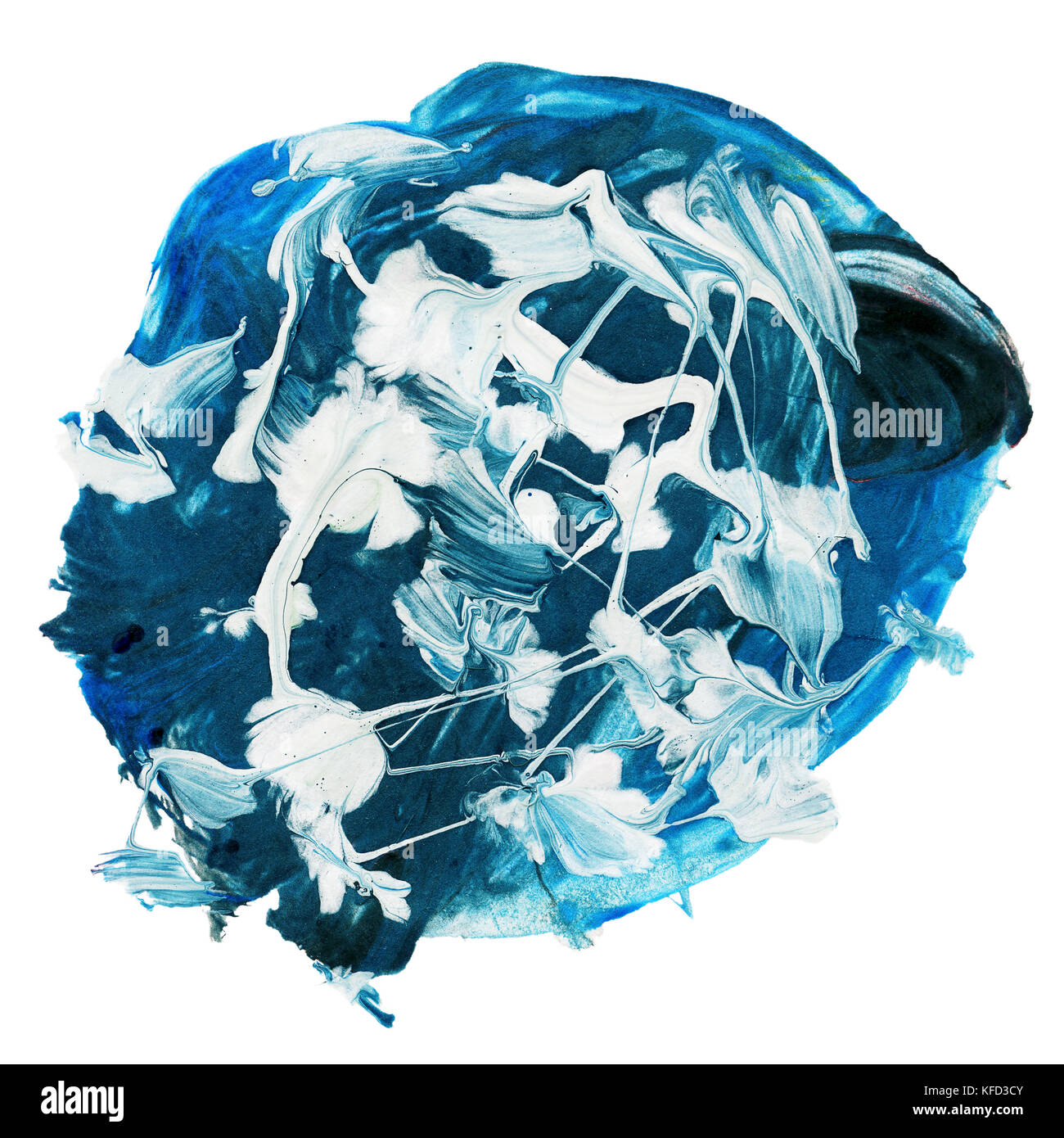 Abstract dotted circle background Cut Out Stock Images & Pictures - Alamy