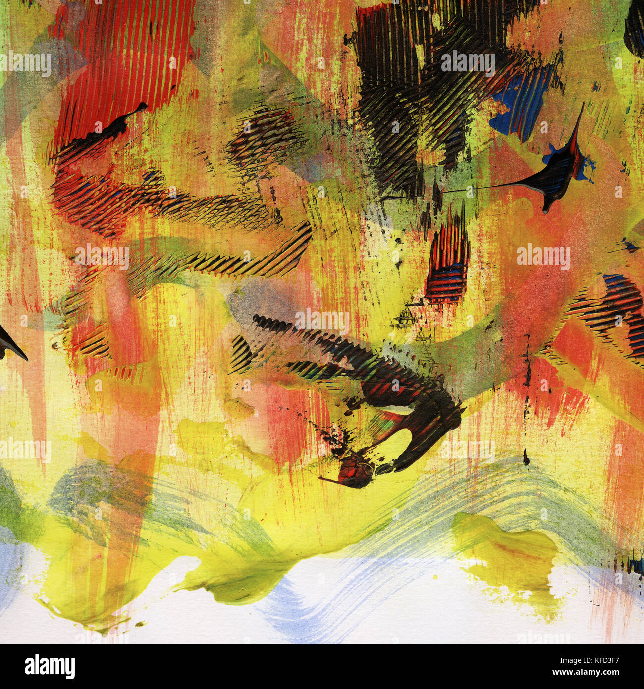 Abstract hand painted arts background Stock Photo - Alamy