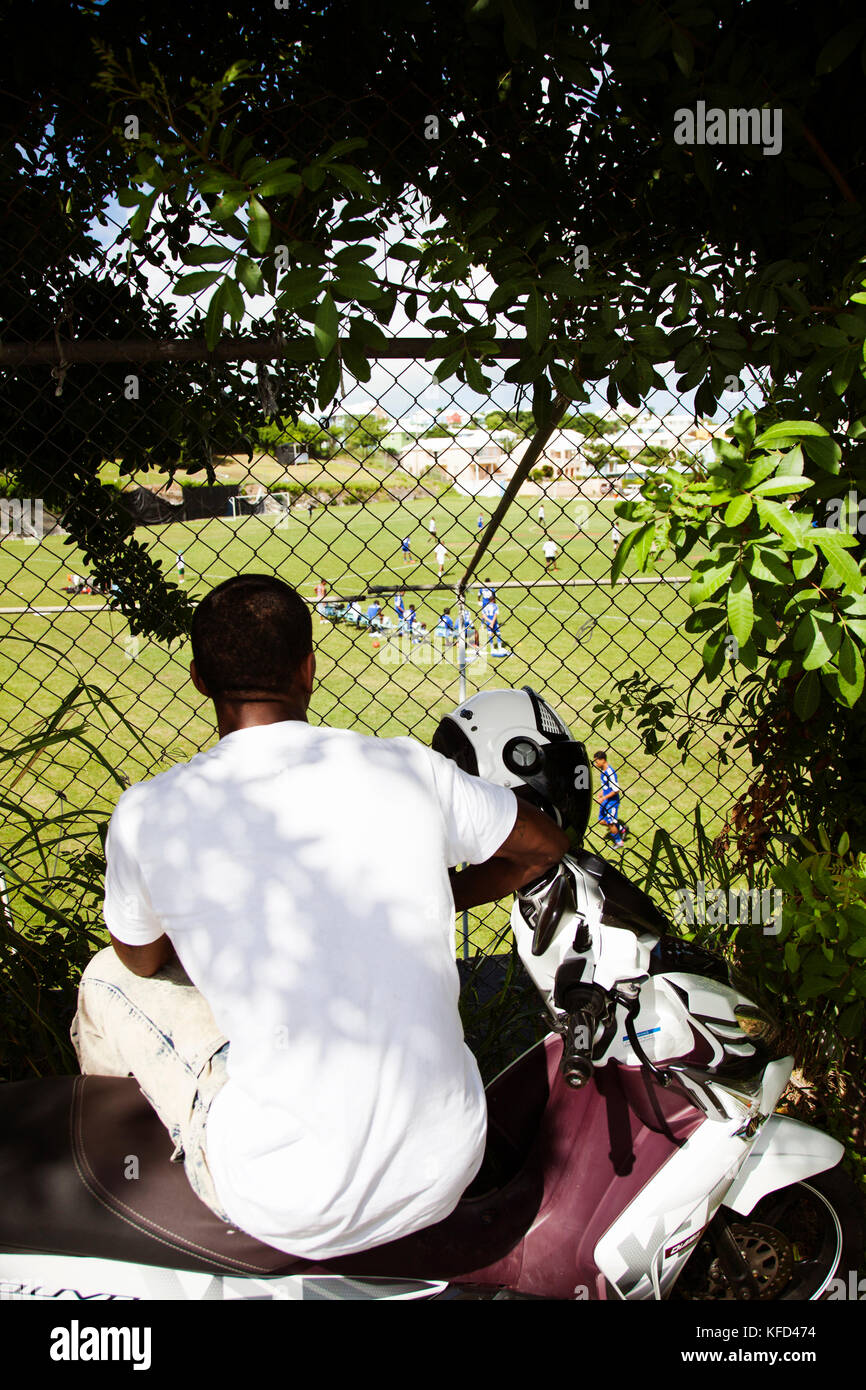 BERMUDA, South Hampton. South Hampton Rangers playing a game at the ...