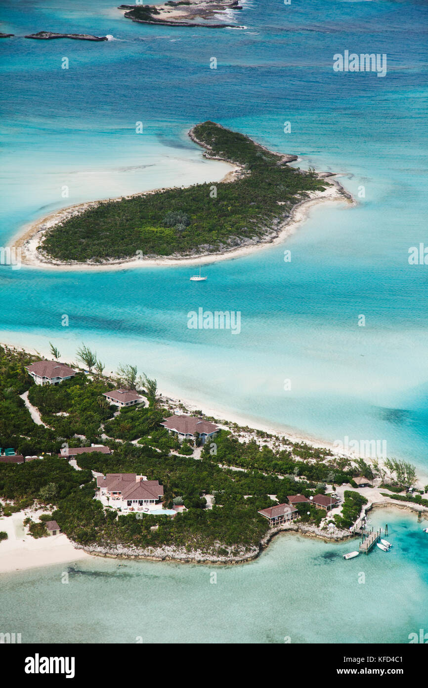 Aerial view exuma islands bahamas hi-res stock photography and images ...