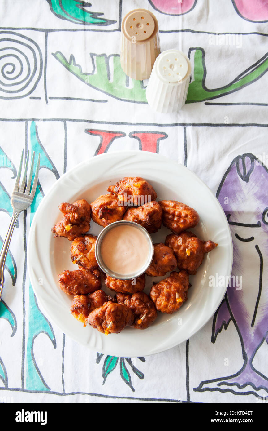 Conch Fritters Uncooked