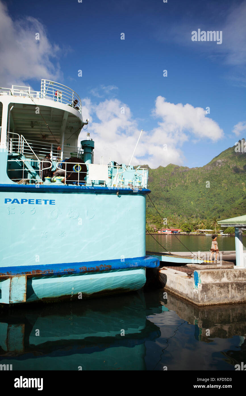 Moorea ferry french polynesia hi-res stock photography and images - Alamy
