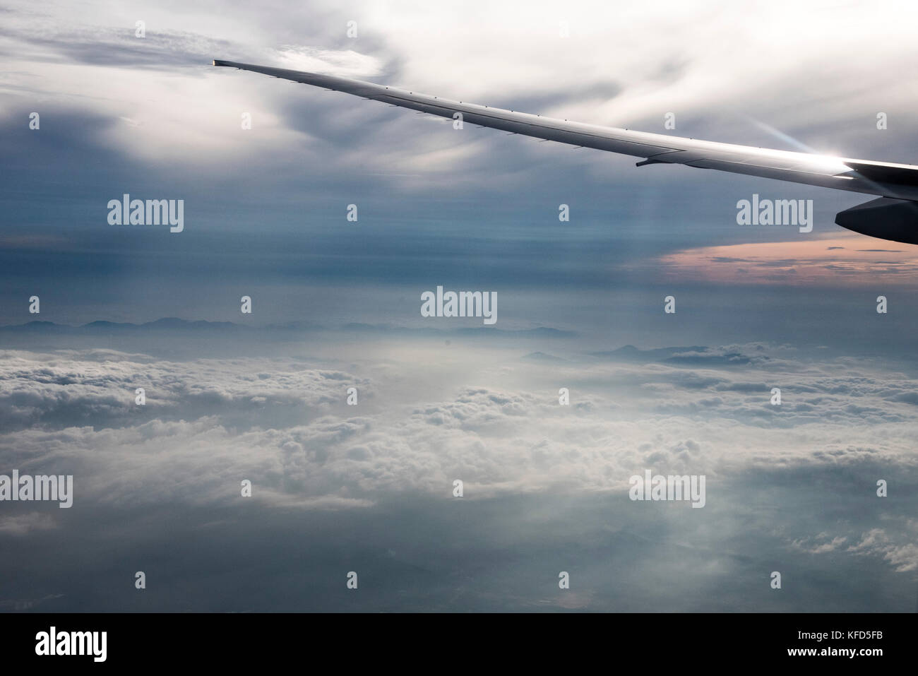 Clouds from the Airplane window Stock Photo - Alamy