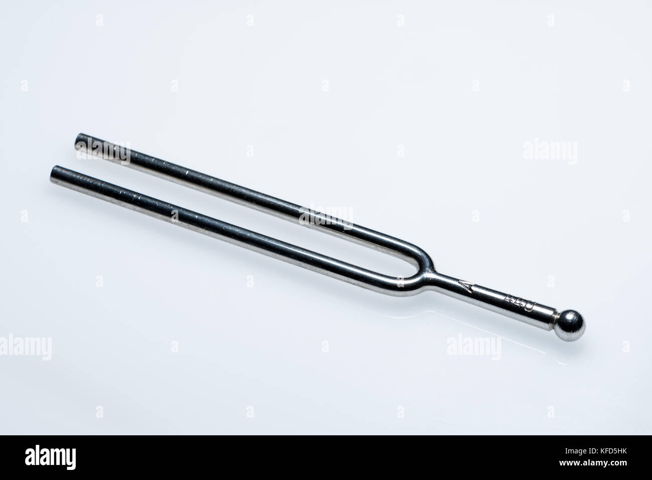 Closeup of a tuning fork 440 Hz on a white background Stock Photo - Alamy