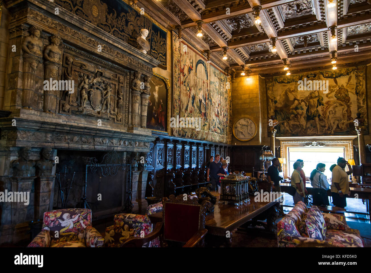 Hearst castle interior hi-res stock photography and images - Alamy