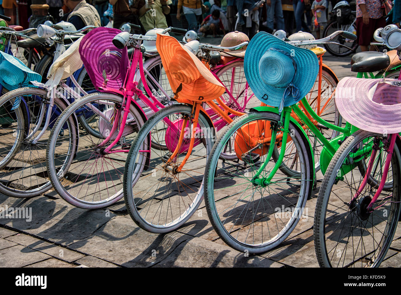 Colorful bicycle city hi-res stock photography and images - Alamy