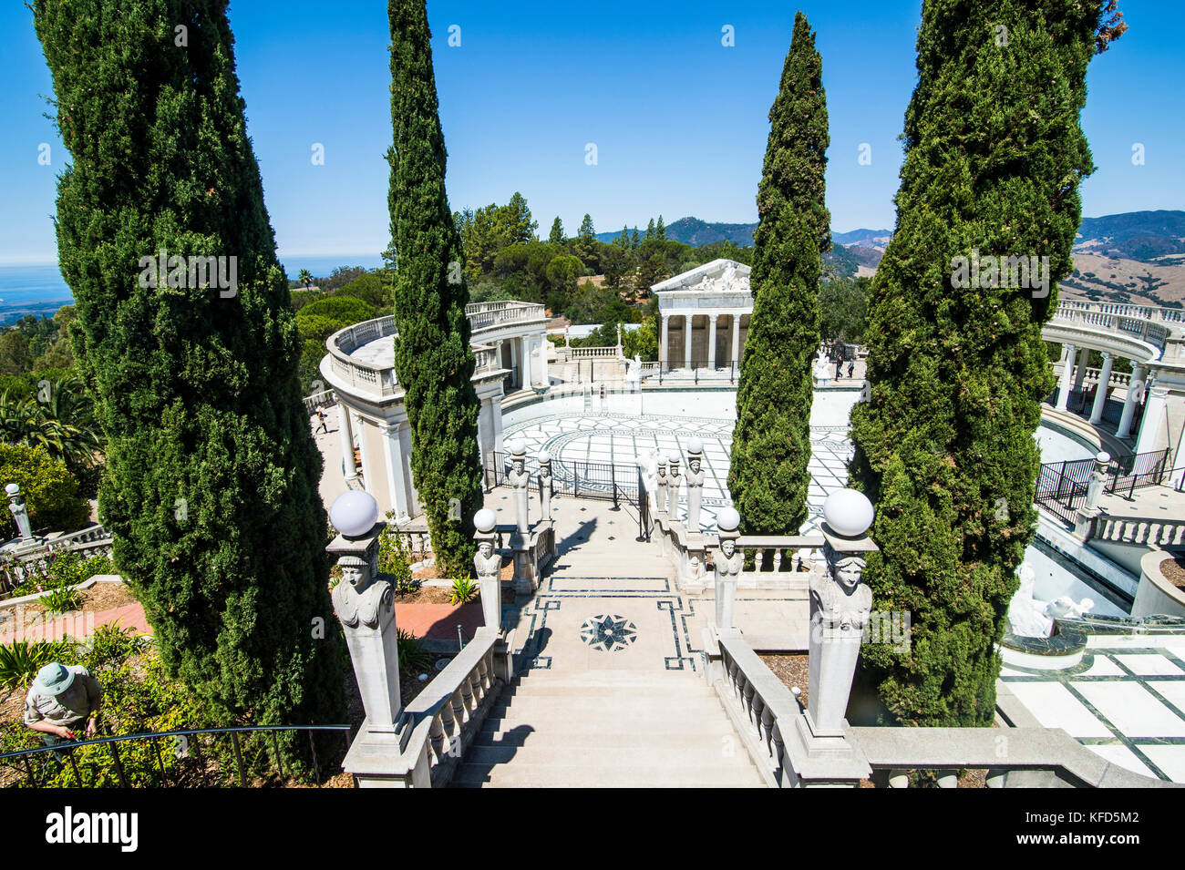The luxurious Neptune Pools, Hearst castle, Big Sur, California, USA ...