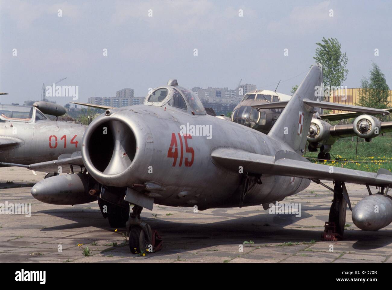 Air museum of Krakow (Poland), fighter airplane MIG 15 (USSR, 1950 ...
