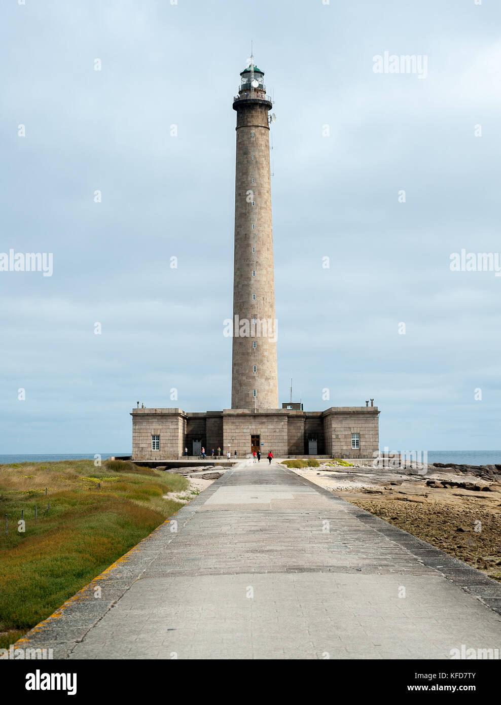 Overview of the lighthouse Phare de Gatteville in Normandy, France ...