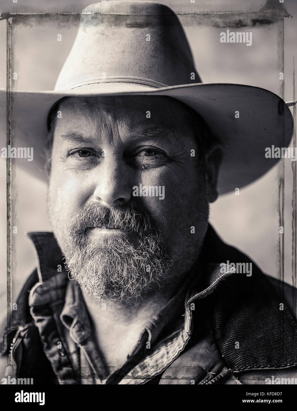 Oregon rancher cowboy portrait hi-res stock photography and images - Alamy