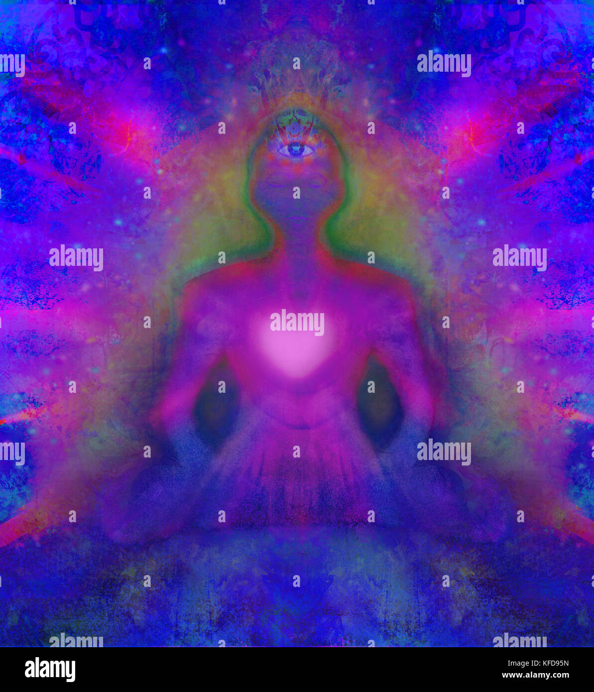 Man third eye psychic supernatural senses hi-res stock photography and ...