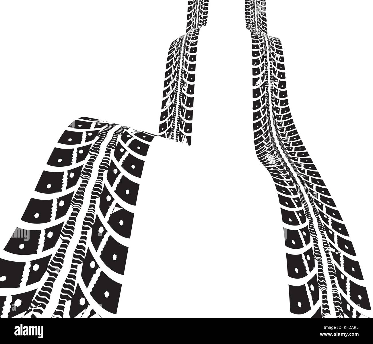 Tire Tracks Clipart