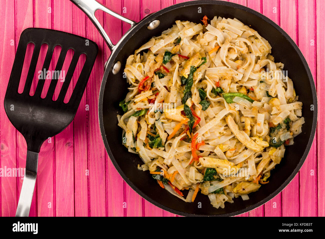 Pink noodles hi-res stock photography and images - Alamy