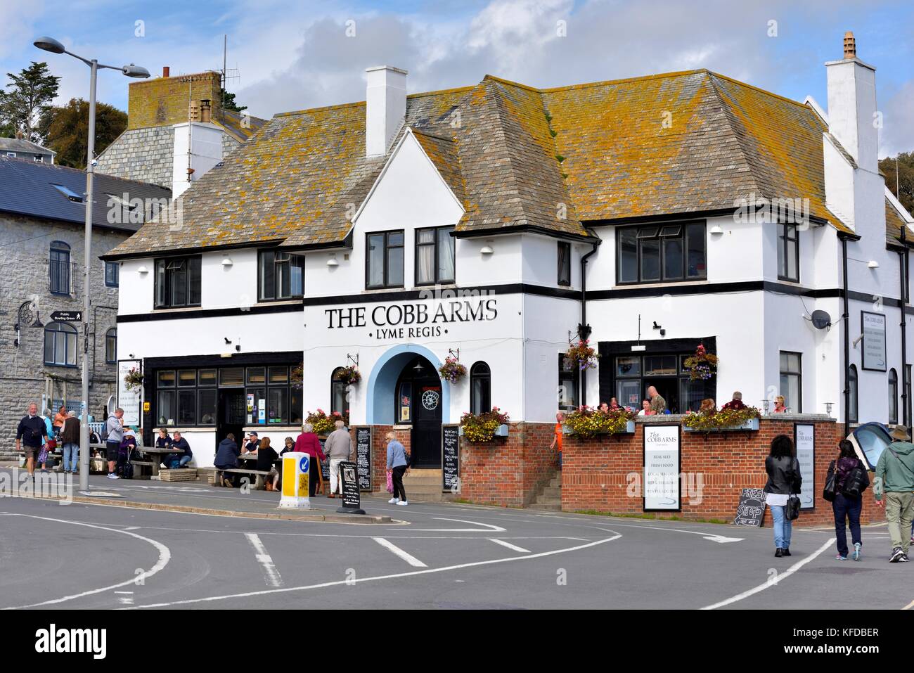 The Cobb Arms Lyme regis Dorset England UK Stock Photo - Alamy