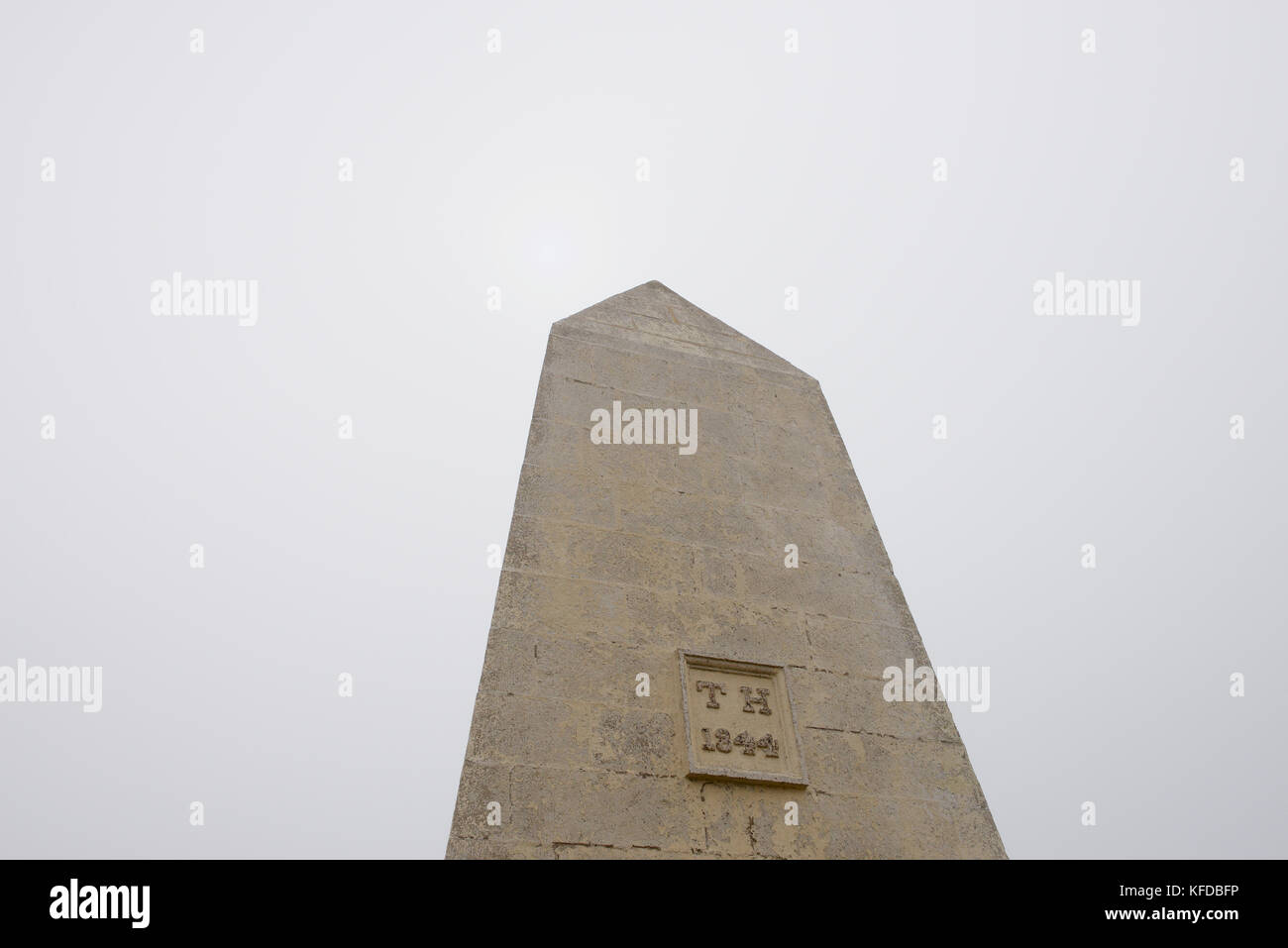 The Trinity House Obelisk at Portland Bill, Dorset, England Stock Photo ...