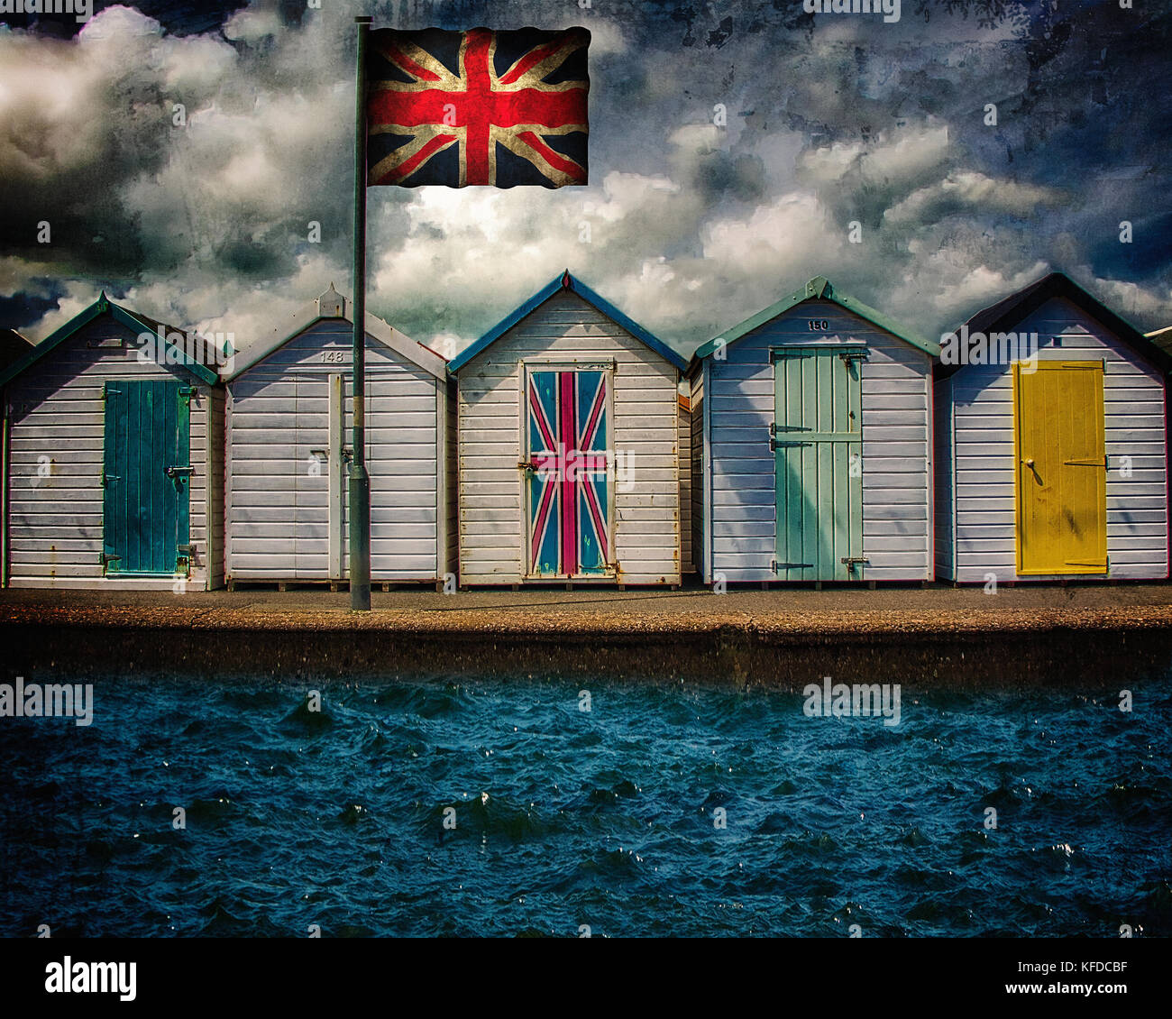 DIGITAL ART: I Do Like To be Beside the Seaside Stock Photo - Alamy