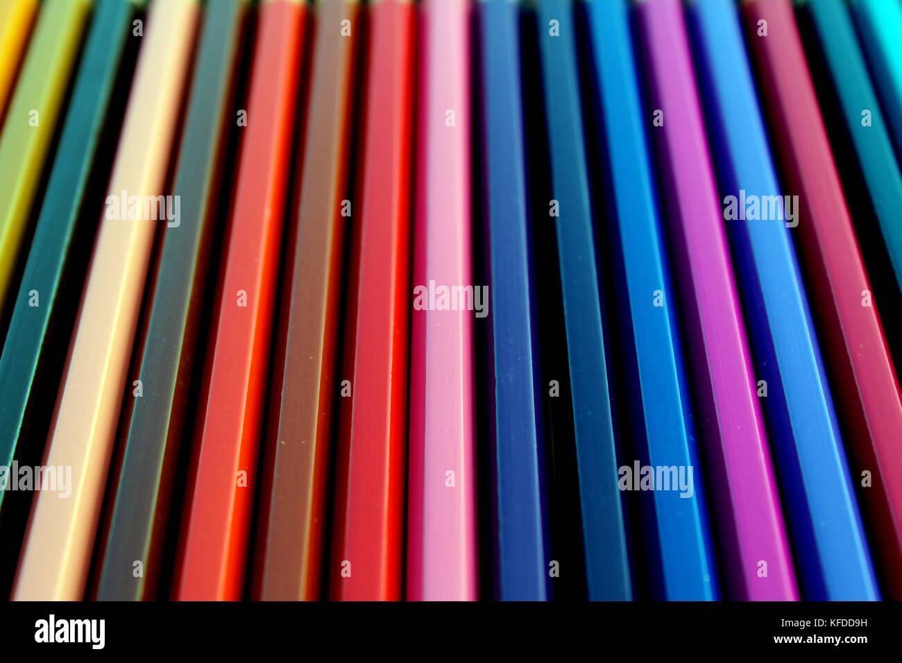 Color pencils gradient vertical texture Stock Photo - Alamy