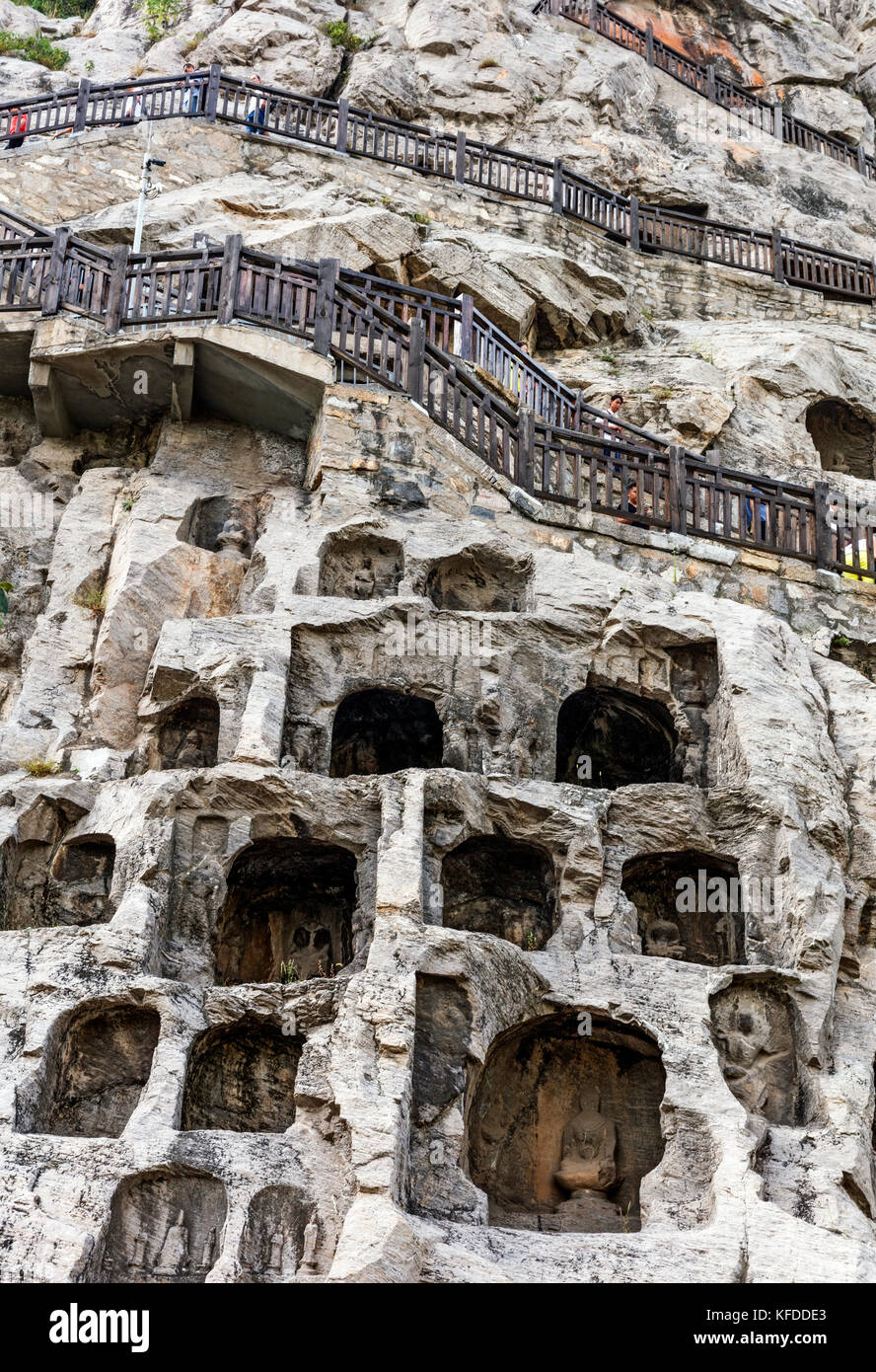 The Longmen Grottoes of Luoyang,Henan,China Stock Photo - Alamy