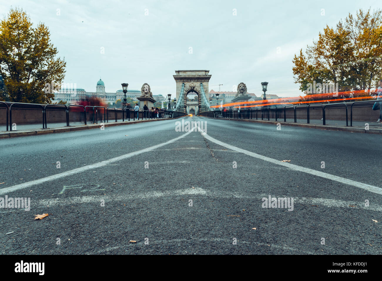 old european bridge photo with long exposure Stock Photo - Alamy