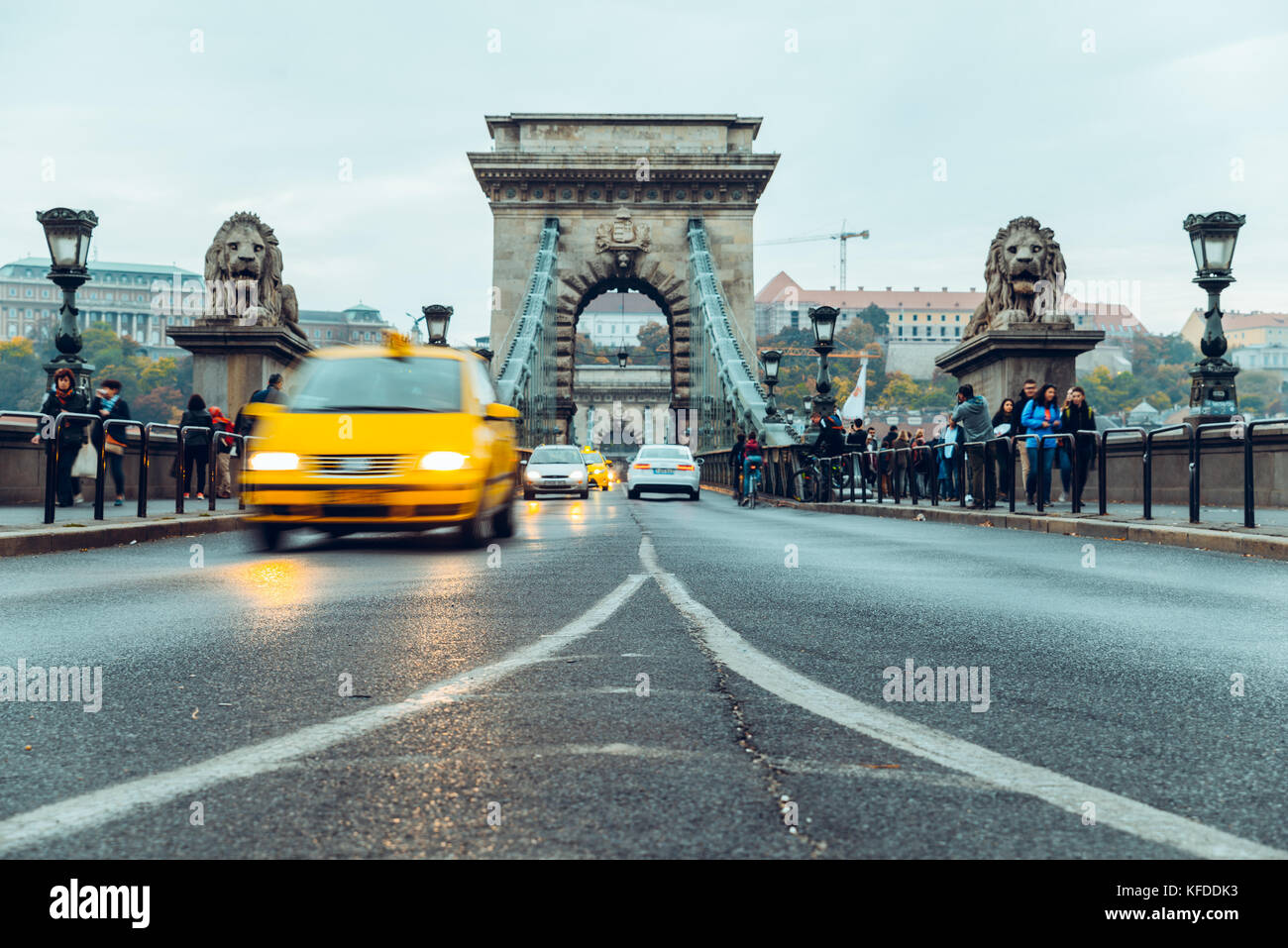 old european bridge photo with long exposure Stock Photo - Alamy