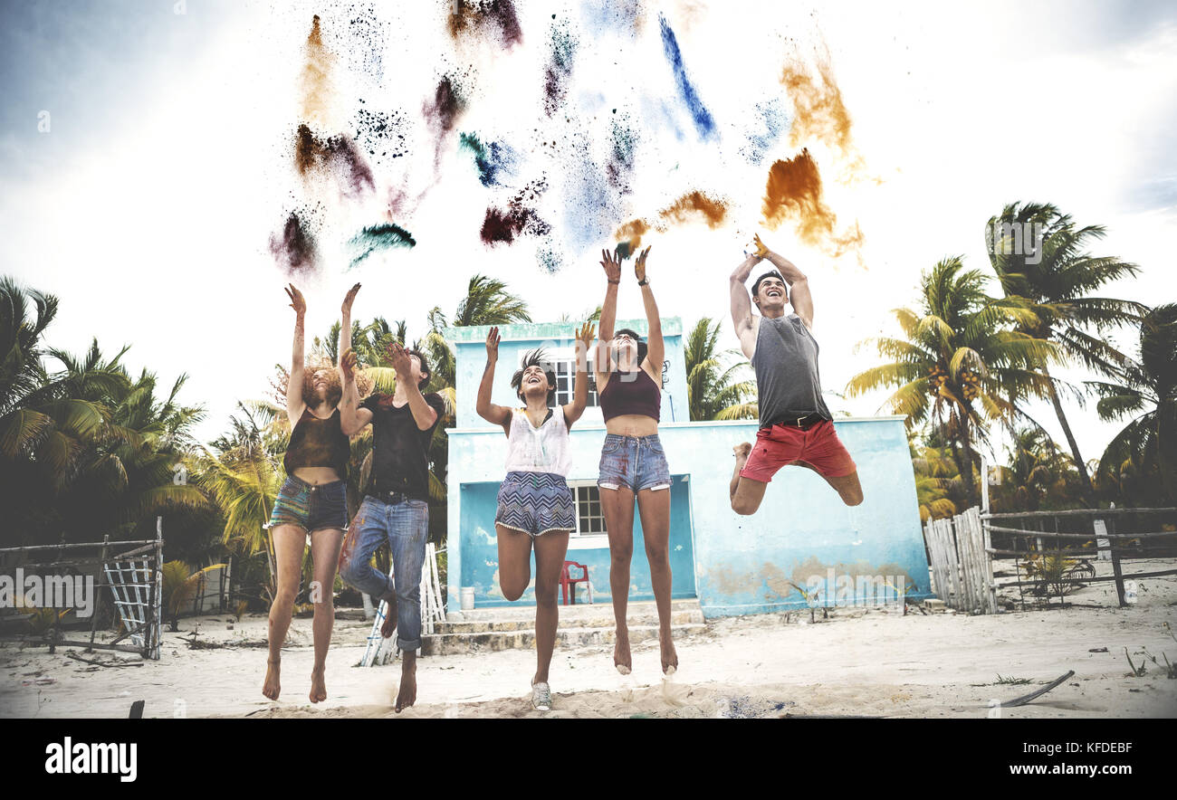 Throwing paint hi-res stock photography and images - Alamy